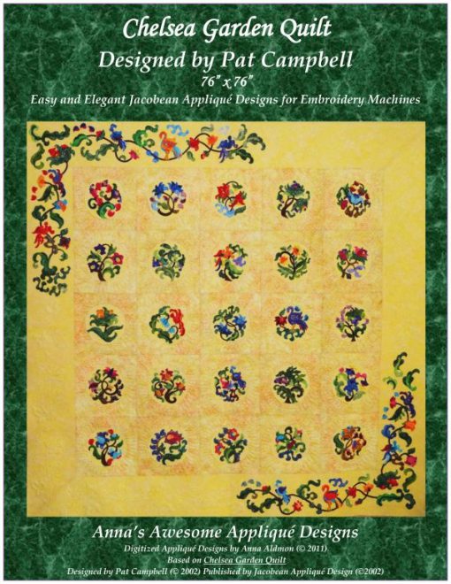 Chelsea Garden | Annas Awesome Applique Designs